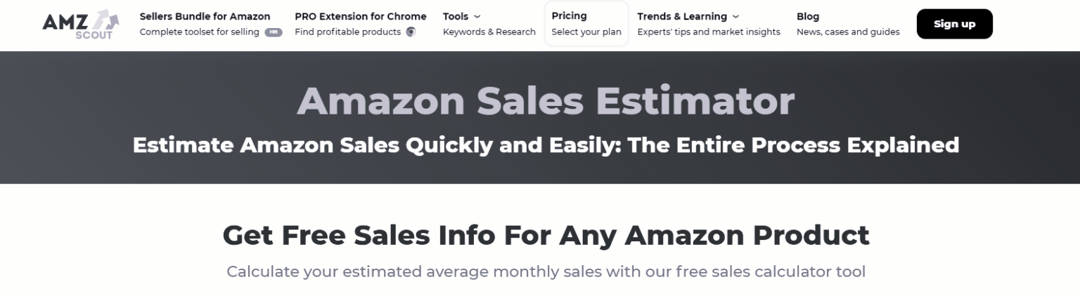 7 Free Amazon Sales Estimator Tools and How to Use Them